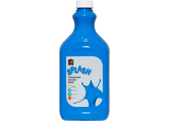 Acrylic Paint Splash Sky Cobalt