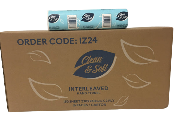 Interleave Hand Towel Ultraslim 23x24cm