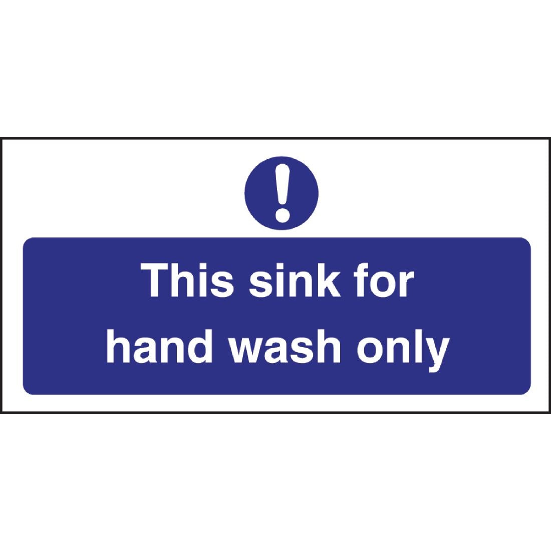 Hand Wash Only Sign Hand Wash Only Sign