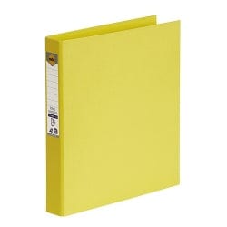 A4 2 Ring Marbig Binder Yellow