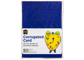 Corrugated Cards Assorted Colours