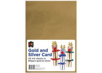 Gold & Silver Card A4