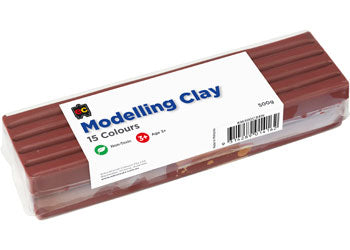Modelling Clay 500g - Brown