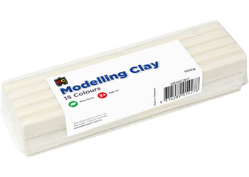 Modelling Clay 500g - White