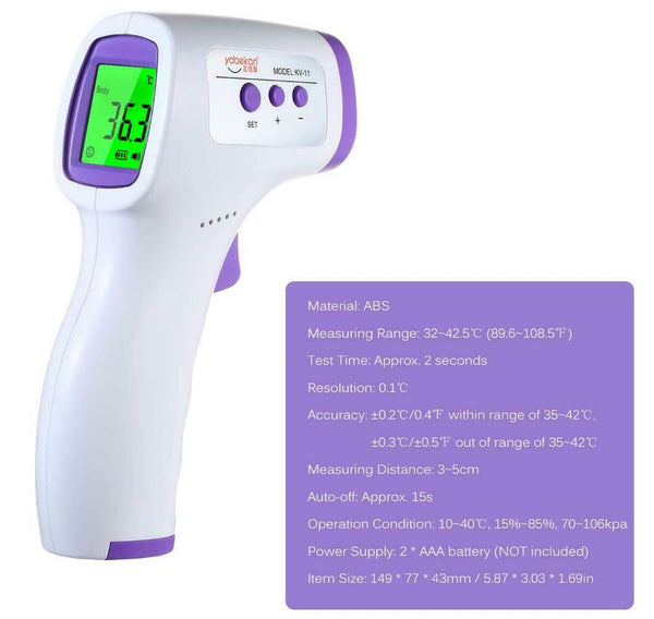 Non-contact Infrared Forehead Thermometer